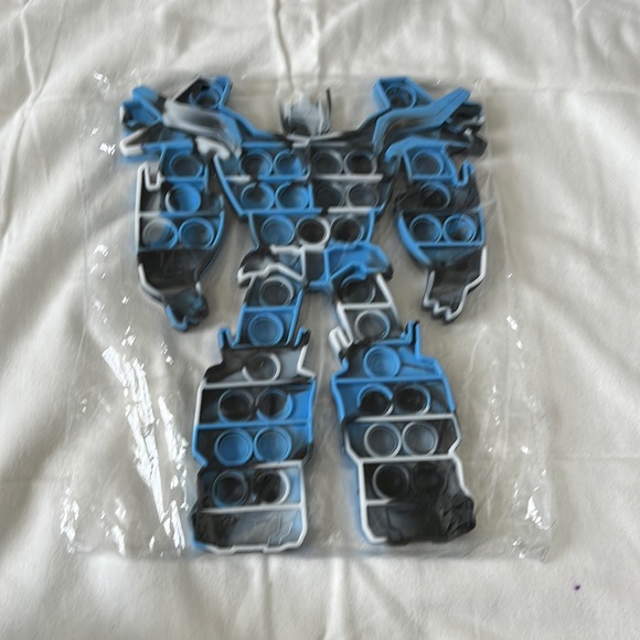 Toys | 1 Transformer Fidgetcolors Blue White And Black | Poshmark